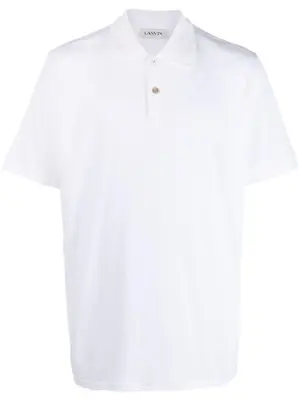 LANVIN Short-sleeve Cotton Polo Shirt