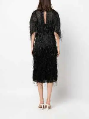 LANVIN Fringed Midi Dress