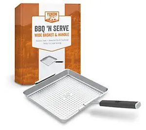 YUKON GLORY Bbq 'n Serve Wide Bbq Grill Basket - One-color