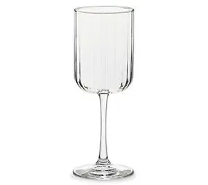 LIBBEY Paneled Wine Glasses, Set Of 4