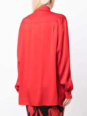 Michael Kors Pointed-collar Long-sleeve Shirt