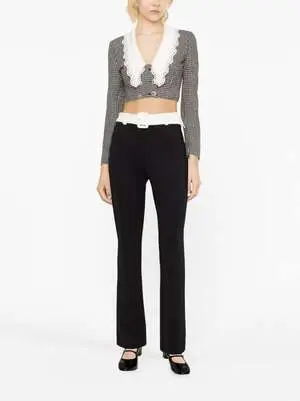 Viktor & Rolf Buckle Straight-leg Trousers - Black