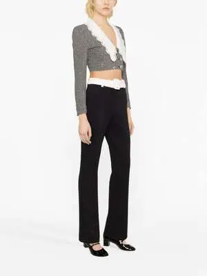 Viktor & Rolf Buckle Straight-leg Trousers - Black