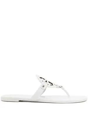 Tory Burch Miller Cut-out Leather Flip-flops