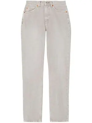 RE/DONE 70s Stove Pipe High-rise Jeans - Grey