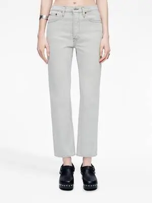 RE/DONE 70s Stove Pipe High-rise Jeans - Grey
