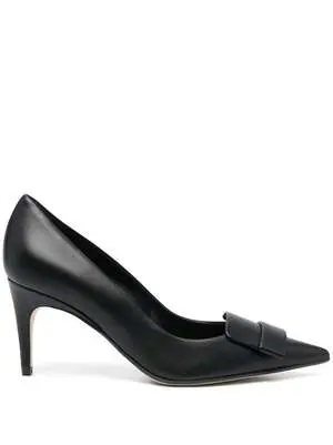SERGIO ROSSI Sr1 70mm Nappa Leather Pumps - Black