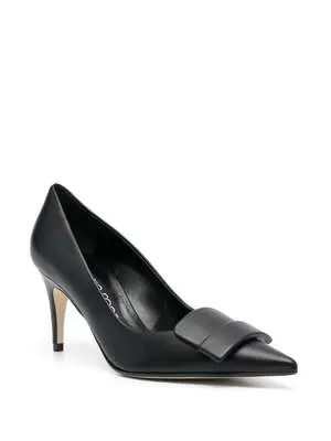 SERGIO ROSSI Sr1 70mm Nappa Leather Pumps - Black