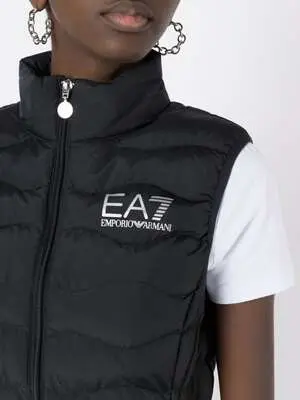 EA7 Core Padded Gilet - Black