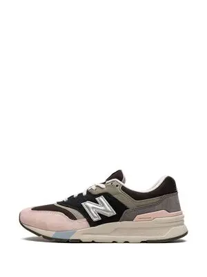 NEW BALANCE 997 Pink Sand Suede Sneakers