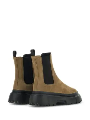 Hogan Chunky-sole Suede Chelsea Boots