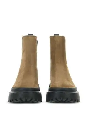 Hogan Chunky-sole Suede Chelsea Boots