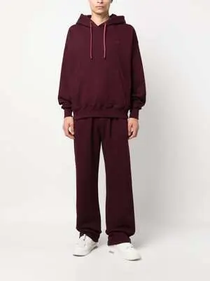Off-White Logo-embroidered Cotton Track Pants