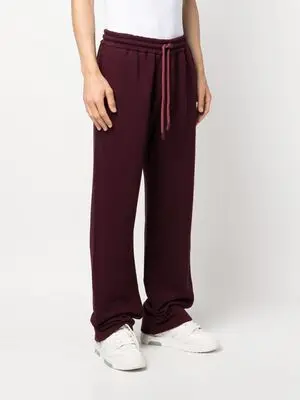 Off-White Logo-embroidered Cotton Track Pants