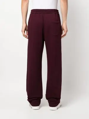 Off-White Logo-embroidered Cotton Track Pants