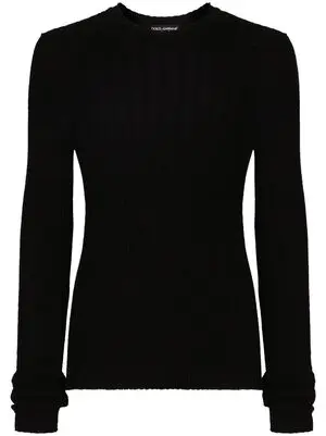Dolce & Gabbana Crew-neck Jumper - Black