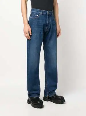 Off-White Skate Zip-detail Jeans - Blue
