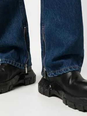 Off-White Skate Zip-detail Jeans - Blue