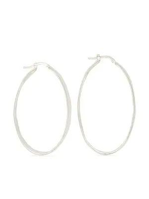 JIL SANDER Hoop Earrings - Silver