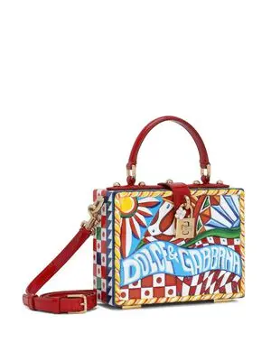 Dolce & Gabbana Dolce Box Carretto-print Tote - Red