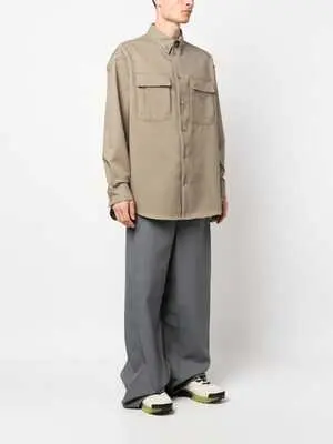 Off-White Long-sleeve Shirt - Green