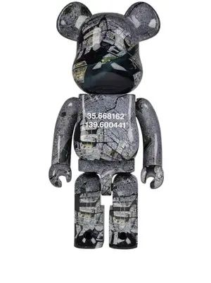 MEDICOM TOY X Benjamin Grant Tokyo Be@rbrick 1000% Figure - Black