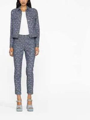 Moschino Monogram-print Skinny Jeans