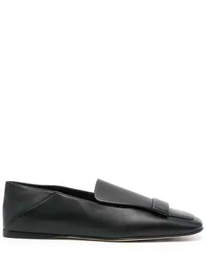 SERGIO ROSSI Sr1 Nappa Leather Loafers - Black