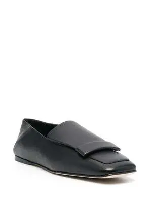 SERGIO ROSSI Sr1 Nappa Leather Loafers - Black