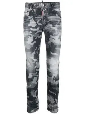 Dsquared2 Camouflage Bootcut Jeans