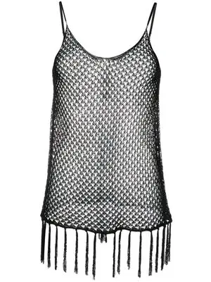 Dodo Bar Or Open-knit Top - Black