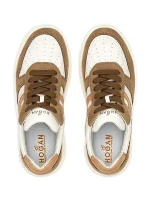 Hogan Logo-embellished Leather Sneakers