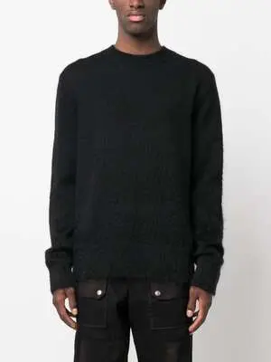 Off-White Arrow Intarsia Crew-neck Jumper - Black