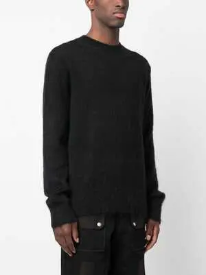 Off-White Arrow Intarsia Crew-neck Jumper - Black