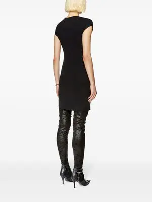 DIESEL® D-angiel Cut-out T-shirt Minidress - Black
