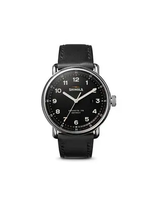 Shinola 43mm Canfield Watch - Black