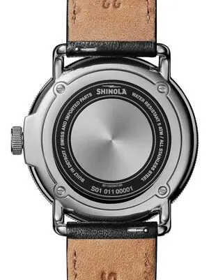 Shinola 43mm Canfield Watch - Black