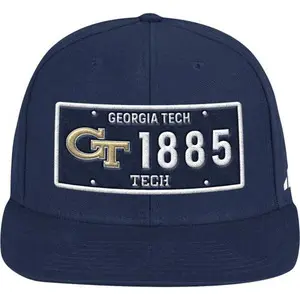 Adidas Georgia Tech Yellow Jackets Established Snapback Hat - Navy