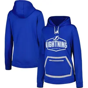 Adidas Tampa Bay Lightning Team Pullover Hoodie - Blue