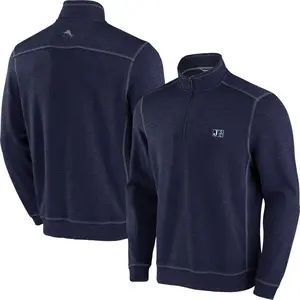 Tommy Bahama Jackson State Tigers Sport Tobago Bay Tri-blend Half-zip Jacket