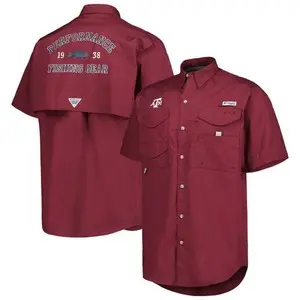 Columbia Texas A&m Aggies Bonehead Button-up Shirt - Maroon