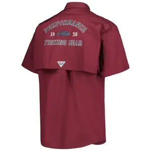 Columbia Texas A&m Aggies Bonehead Button-up Shirt