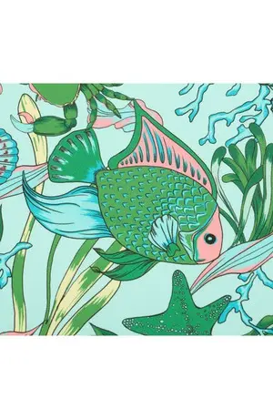 Kate Spade New York Under The Sea Silk Bandana Scarf