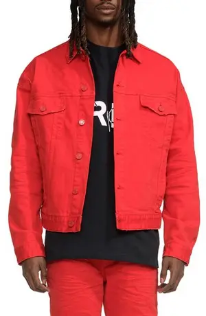 Purple Brand Spread Collar Jackets For Men