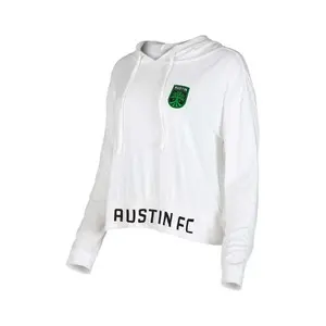 CONCEPTS SPORT Austin Fc Accord Hoodie Long Sleeve Top - White