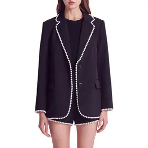 Endless Rose Pearl Trim Blazer