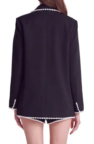Endless Rose Pearl Trim Blazer