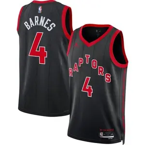 JORDAN BRAND Scottie Barnes Toronto Raptors Swingman Jerseystatement Edition - Black