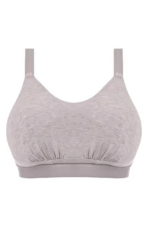 Elomi Downtime Wireless Bralette - Grey Marl