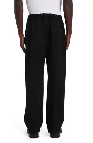 Bottega Veneta Grain De Poudre Satorial Wool Pants